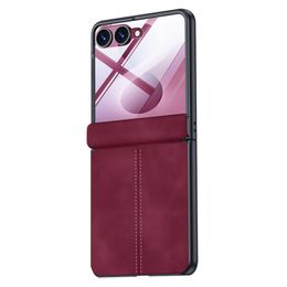 Wigento + 9H Schutzglas f&uuml;r Samsung Galaxy Z Flip8 Scharnier Schutz