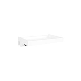 sobuy Bettablage mit 1 Ablage Wei&szlig; 36x25x8,5cm Modern
