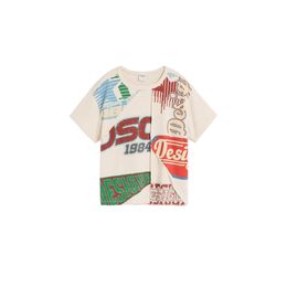 Desigual T-Shirt Jungen Gr&ouml;&szlig;e 158/164 blau / gr&uuml;n / rot / wei&szlig;