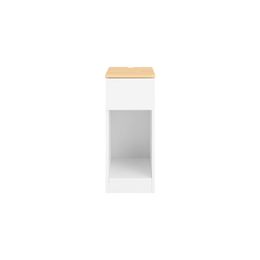 sobuy Nachttisch mit 1 Schublade Holzfarbe Modern