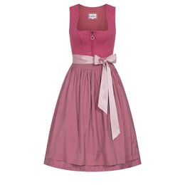 N&uuml;bler N&Uuml;BLER Damen Dirndl "Midi Dirndl Kathe", rosa, Gr. 50, Obermaterial: 70% Polyester PES. 30% Viskose CV., Kleider