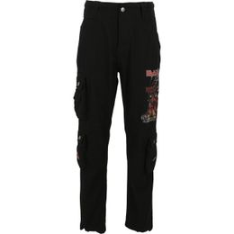 Brandit Herren Cargohose "Brandit IRM Pure Slim Trouser", schwarz, Gr. XXL, 100% Baumwolle, Hosen