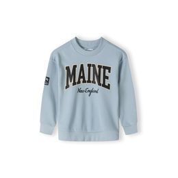 MINOTI Sweatshirt Jungen Gr&ouml;&szlig;e 104/110 creme / hellblau / schwarz / wei&szlig;