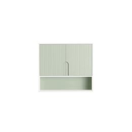 sobuy H&auml;ngeschrank mit 2 T&uuml;ren Gr&uuml;n 60x15x54cm Modern