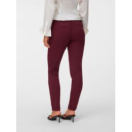 V&eacute;ro Moda VERO MODA Damen Anzughose "VMMAYA MR LOOSE SOLID PANT NOOS", rot, Gr. L, unifarben, Web, Obermaterial: 62% Polyester, 33% Viskose, 5% Elasthan,