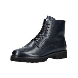 H&ouml;gl H&Ouml;GL Damen Schn&uuml;rstiefelette "H&ouml;gl Stiefelette Leder", Gr. 39, blau, Leder, Schuhe
