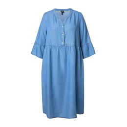 Ulla Popken Kleid Damen Gr&ouml;&szlig;e 58/60 blue denim Sommerkleid