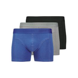 Jack & Jones Jack & Jones Boxershorts 'Ordinary' Herren Gr&ouml;&szlig;e M blau / grau / schwarz