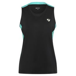 Ziener Damen Funktionsshirt "NARZISSA-Z", schwarz, Gr. 46, Obermaterial: 94% Polyester, 6% Elasthan. Obermaterial 2: 87% Polyester, 13% Elasthan,