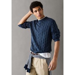 Pepe Jeans Herren V-Ausschnitt-Pullover "jumper DRAVEN", blau, Gr. S, 100% Baumwolle, Pullover