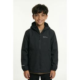 Jack Wolfskin Jungen 3-in-1-Funktionsjacke "ICELAND 3IN1 JACKET K", grau, Gr. 104, Obermaterial: 100% Polyester. Futter: 100% Polyester, Jacken, mit