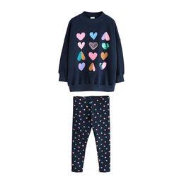 next Set M&auml;dchen Gr&ouml;&szlig;e 166 navy / t&uuml;rkis / lavendel / rosa
