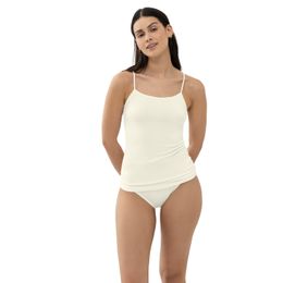 Mey Damen Tr&auml;gertop "SERIE EMOTION", beige, Gr. 38, Feinripp, Obermaterial: 50% Viskose, 46% Polyamid, 4% Elasthan, Tops, ohne auftragende