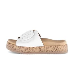 Gabor Damen Pantolette "Pantolette", Gr. 39wei&szlig;, Schuhe