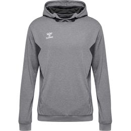 Hummel Sportsweatshirt 'Authentic PL' Herren Gr&ouml;&szlig;e XL grau / wei&szlig;