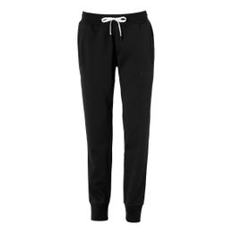 Kempa Damen Jogginghose "Jogginghose STATUS WOMEN", schwarz, Gr. S, Obermaterial: 72% Baumwolle CO. 28% Polyester PES., Hosen