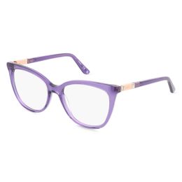 Guess GU50197 Brille Damen | Fassung: Vollrand, Quadratisch, Violett Gl&auml;nzend