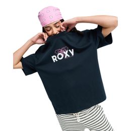 Roxy Damen T-Shirt "Hangloose Art", schwarz, Gr. M, Obermaterial: 100% Baumwolle., Shirts