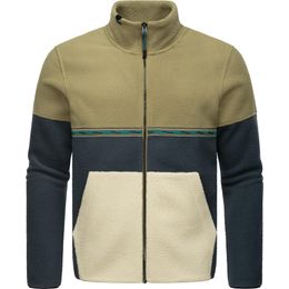 Ragwear Fleecejacke 'Lonndy' Herren Gr&ouml;&szlig;e XXL marine / oliv / schilf / tanne / pastellgr&uuml;n