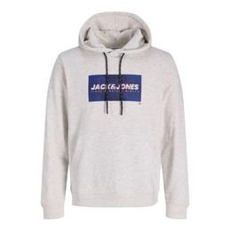 Jack & Jones Jack & Jones Kapuzenpullover in White Melange | Gr.: L