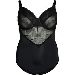 Devoted By Zizzi Body 'Ltess' Damen Gr&ouml;&szlig;e 7XL schwarz