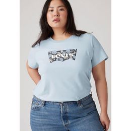 LEVI'S&reg; PLUS LEVI'S PLUS Damen T-Shirt "PL PERFECT TEE"plus p2 bw floral fill country air, Gr. XXL, Single Jersey, Obermaterial: 100% Baumwolle, Shirts