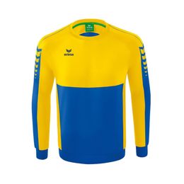 Erima Sportsweatshirt Herren Gr&ouml;&szlig;e L blau / gelb