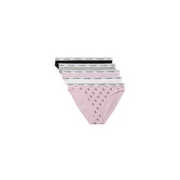 Calvin Klein Underwear Slip Damen Gr&ouml;&szlig;e L graumeliert / rosa / schwarz / wei&szlig;
