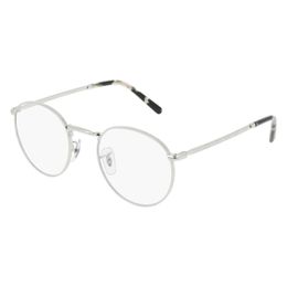 Ray-Ban VISTA RX3637V NEW ROUND Brille Unisex | Fassung: Vollrand, Panto, Silber
