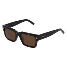 Givenchy GV40039U | Unisex-Sonnenbrille | Fassung: Vollrand, Quadratisch, Kunststoff, Havanna Dunkel | Glasfarbe: Braun