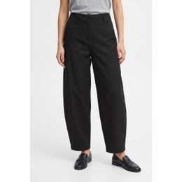 V&eacute;ro Moda VERO MODA Damen Anzughose "VMSOFIA MW BARREL PANT NOOS", schwarz, Gr. M, unifarben, Web, Obermaterial: 62% Polyester, 31% Baumwolle, 7% Elasthan,