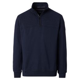 Casamoda Herren Sweatshirt "Casamoda Sweattroyer uni", blau, Gr. L, 60% Baumwolle, 40% Polyester, Sweatshirts
