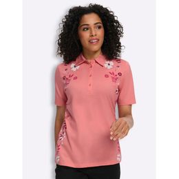 Sieh an! Poloshirt in flamingo-pink-bedruckt | Gr.: 54