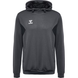 Hummel Sportsweatshirt 'Authentic PL' Herren Gr&ouml;&szlig;e XS dunkelgrau / schwarz / wei&szlig;
