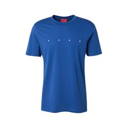 Hugo T-Shirt 'Dorosi' Herren Gr&ouml;&szlig;e S royalblau / wei&szlig;