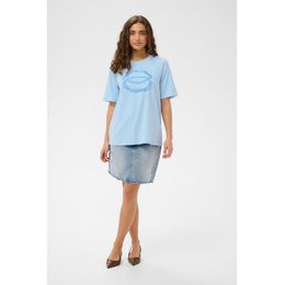 Culture T-Shirt kurzarm CUlippy Relaxed fit in Powder Blue | Gr.: M