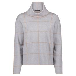 Betty Barclay Strickpullover mit Lurexfaden in Patch Grey/Beige | Gr.: 40