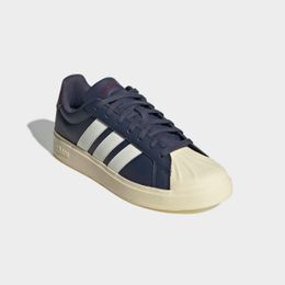 Herren Sneaker "STREETTALK", adidas Sportswear, Gr. 44,5, blau, Synthetik, Schuhe, inspiriert vom Design des adidas Superstar