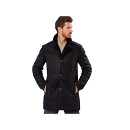 Jilani Lammfell-Lederjacke Lammfell in Schwarz | Gr.: 54