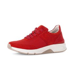 Gabor Damen Sneaker "Sneaker low", Gr. 41, rot, Schuhe