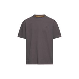 Camel Active Herren Kurzarmshirt, grau, Gr. 4XL, bedruckt, Jersey, Obermaterial: 100% Baumwolle, Shirts, Rundhalsshirt mit gro&szlig;em Frontprint