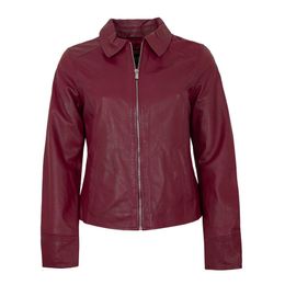 Jilani Lederjacke Lammnappa in Violett | Gr.: 36