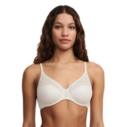 Chantelle Damen B&uuml;gel-BH "NORAH", Gr. 75, wei&szlig;, Obermaterial: 71% Polyamid, 29% Elasthan, BHs, weiche Spitze, blickdichtes Gewebe