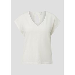 QS T-Shirt in 0200_creme | Gr.: XL