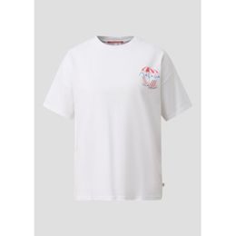 QS T-Shirt in 01D0_wei&szlig; | Gr.: L
