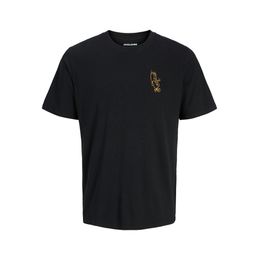 Jack & Jones Jack & Jones T-Shirt 'JJBrewy' Herren Gr&ouml;&szlig;e S honig / schwarz