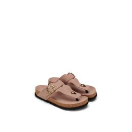 Marc O'Polo MARC O'POLO Damen Zehentrenner "Quinn", Gr. 38hellbeige, Mesh, Synthetik, Veloursleder, unifarben, Schuhe, Sommerschuh, Urlaubsschuh, Strandschuh mit