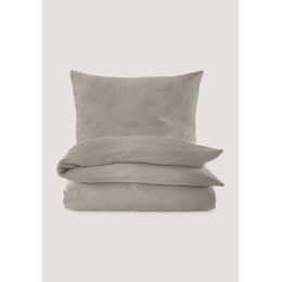 hessnatur Musselin Bettw&auml;sche-Set in kaschmir | Gr.: 240x220 (2x 80x80 cm)