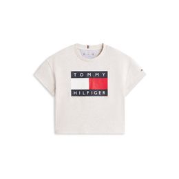 Tommy Hilfiger Shirt 'Heritage' girl size 74 marine blue / mottled grey / Red / White