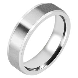 Adelia&acute;s ADELIA ́S Herren Fingerring "Herren Ring aus Edelstahl", 64, Edelstahl, silber, Edelstahl, Fingerringe
